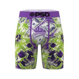 PSD Boxershorts 'Dead Money' Herren Gr&ouml;&szlig;e XXL gr&uuml;n / lila