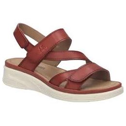 Sandale Josef Seibel "Sevran 05, hibiscus", Damen, Gr. 38, braun (hibiscus), Obermaterial: 100% Rindsleder Leather cow., Schuhe Sandale