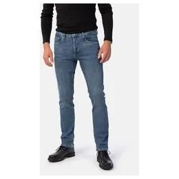 5-Pocket-Jeans HERO by John Medoox "Portland Denim Slim Straight Stretch Jeans", Herren, Gr. 36, L&auml;nge 36, blau (lightblau wash), Denim/Jeans, 89% Baumwolle, 10% Polyester, 1% Elasthan, straight fit lang, Jeans 5-Pocket-Jeans, Straight Fit Casual Clean Wash Denim Jeans f&uuml;r Herren