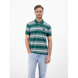 Lerros Herren Poloshirt "Gestreiftes Poloshirt aus 100% Baumwolle"soft teal, Gr. S, 100% Baumwolle, Shirts