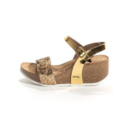 Bayton Sandale 'AVON' Damen Gr&ouml;&szlig;e 42 gold