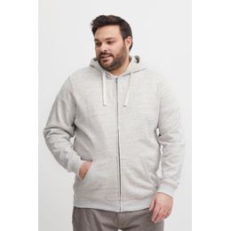 Blend Herren Kapuzensweatjacke "Kapuzensweatjacke BHAlton Zipthrough Big & Tall", grau, Gr. XXL, Obermaterial: 60% Baumwolle CO. 40% Polyester PES.,