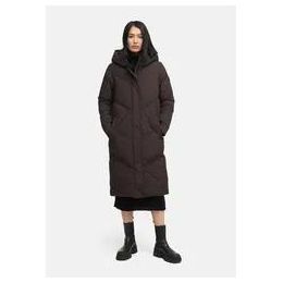 Winterjacke Marikoo "Teonaa", Damen, Gr. L, choco, Obermaterial: 100% Polyester; Futter: 100% Polyester; Wattierung: 100% Polyester; &Auml;rmelfutter: 100% Polyester, Jacken Winterjacke, Figurbetonte Passform mit moderner Steppung
