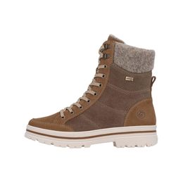 Remonte Damen Schn&uuml;rstiefelette "Remonte Stiefelette Leder/Synthetik", Gr. 39, braun, Leder, Synthetik, Schuhe