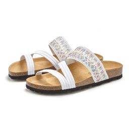 Lascana Damen Pantolette "Mule, Sandale, offener Schuh, Sommerschuh", Gr. 42, bunt, Obermaterial: 50% Synthetik, 50% Textilmaterial. Decksohle: 100%