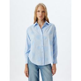 KOTON Blouse female Blue size 42