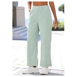 Culotte Buffalo, Damen, Gr. 38, N-Gr, salbeigr&uuml;n, Cord, Obermaterial: 100% Polyester, unifarben, figurumspielend 7/8-L&auml;nge, Hosen Culotte, in Cord-Qualit&auml;t, 7/8 L&auml;nge