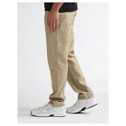 Chinohose PETROL INDUSTRIES "Men Non Denim Chino", Herren, Gr. XXL (44), N-Gr, light tan, Web, Obermaterial: 55% Leinen, 45% Baumwolle, unifarben, gerade, unten schmal lang, Hosen Chinohose, mit Tunnelzug