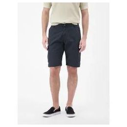 Cargoshorts Lerros "Cargo Bermuda aus robuster Baumwolle", Herren, Gr. 31, blau night, 100% Baumwolle, Hosen