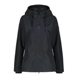 alife and kickin Sommerjacke ALIFE & KICKIN "Damen PaolinaAK A &Uuml;bergangsjacke, Jacke", Damen, Gr. M, moonless, 100% Polyester (recycelt), Jacken, Windbreaker mit Kapuze und Tunnelzug, leicht taillierter Schnitt