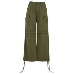 Cargohose 2Y STUDIOS "2Y Studios 2Y Nova 2 Pocket Cargo", Damen, Gr. 25, Normalgr&ouml;&szlig;en, khaki, 100% Baumwolle, unifarben, normal, Hosen Cargohose