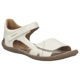 Sandale Josef Seibel "Caitlyn 03, weiss", Damen, Gr. 40, wei&szlig;, Obermaterial: 100% Rindsleder Leather cow., Schuhe Sandale