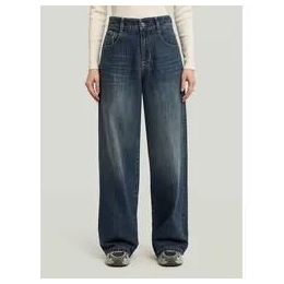 G-Star Raw 5-Pocket-Jeans G-STAR "Skater High Loose Jeans", Damen, Gr. 24, L&auml;nge 28, antique faded cyclone, Obermaterial: 75% Baumwolle, 25% Baumwolle, Jeans 5-Pocket-Jeans