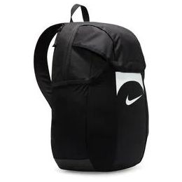Sportrucksack Nike "NK ACDMY TEAM BKPK 2.3", schwarz, schwarz, wei&szlig;, Rucks&auml;cke, Obermaterial: 90% Polyester, 10% Nylon, f&uuml;r Training, 30 Liter Volumen, mit Vordertasche f&uuml;r Ball
