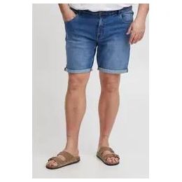 Jeansshorts Blend "BHJoel Big & Tall", Herren, Gr. 6XL, US-Gr&ouml;&szlig;en, blau (light blau denim), Web, 98% Baumwolle, 2% Elasthan, unifarben, regular fit kurz, Jeans Jeansshorts, Stilvolle 5-Pocket-Jeansshorts in gro&szlig;en Gr&ouml;&szlig;en