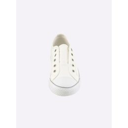 Andrea Conti Damen Sneaker, Gr. 37wei&szlig;, Textil, Schuhe