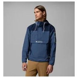 Windbreaker Columbia, Herren, Gr. S (46), schwarz mountain, collegiate navy, Obermaterial: 100% Nylon, Jacken Windbreaker, sportlicher Stil, leichte &Uuml;bergangsjacke, f&uuml;r Wandern und Trekking