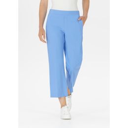 Stehmann Damen Culotte "FENJA"zenith blau, Gr. 46, Stoff, Obermaterial: 65% Viskose, 30% Polyamid, 5% Elasthan, Hosen, Sommerhose mit elastischem