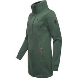 Ragwear Damen Sweatjacke "Letrice Bonded", gr&uuml;n, Gr. S, Sweatware, Obermaterial: 100% Polyester. Innenfutter: 100% Polyester, Sweatjacken, Elegante