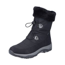 Rieker Damen Stiefelette "Rieker Stiefelette Textil", Gr. 37, schwarz, Textil, Schuhe