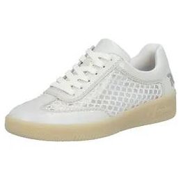 Sneaker Rieker "Rieker Sneaker Lederimitat", Damen, Gr. 42, wei&szlig;, Lederimitat, Schuhe Sneaker