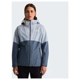 Outdoorjacke The North Face "W DIABLO DYNAMIC ZIP-IN JACKET", Damen, Gr. L, frost grau, granite grau, Obermaterial: 100% Polyester, normal, Jacken Outdoorjacke, f&uuml;r Erwachsene, wasserabweisend und wasserdicht