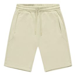 Sweatbermudas Cars Jeans "WALL Short", Herren, Gr. S, N-Gr, beige (sand), Sweatware, Obermaterial: 70% Baumwolle, 30% Polyester, unifarben, Basic kniefrei, Hosen