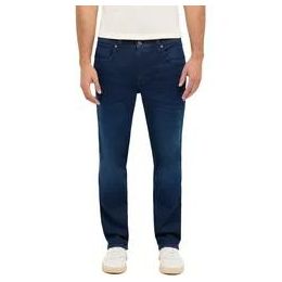 Stretch-Jeans Mustang "Style Washington Straight", Herren, Gr. 34, L&auml;nge 32, medium schwarz 14, Denim/Jeans, Obermaterial: 99% Baumwolle, 1% Elasthan, relaxed fit lang, Jeans