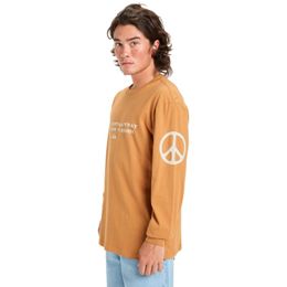 Quiksilver Herren Langarmshirt "Ev Cold Ways", braun, Gr. S, Obermaterial: 70% Baumwolle, 30% Baumwolle., Shirts