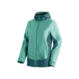 Maier Sports Damen Regenjacke "Brocken W"seegr&uuml;n, Gr. 48, 100% Polyester, Jacken, Damen Jacke wasserdicht, moderner Windbreaker, Outdoorjacke, Reg.