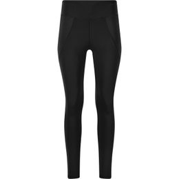 Endurance Damen Lauftights "Talori", schwarz, Gr. 42, unifarben, 77% Polyamid, 23% Elasthan, Hosen, mit Quick Dry-Technologie und flachen N&auml;hten