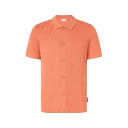 JOOP! JOOP JEANS Herren Poloshirt "Rasmo"bright orange, Gr. L, unifarben, Strick, Obermaterial: 100% Baumwolle, Shirts, florales Muster