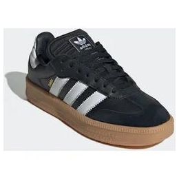 Sneaker Adidas ORIGINALS "SAMBA XLG", Damen, Gr. 38, schwarz-wei&szlig; (core schwarz, ftwr wei&szlig;, gum 3), Leder, Textil, Schuhe Sneaker, mit erh&ouml;hter Sohle und gepolsterter Zunge