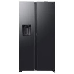 Samsung Side-by-Side "RS80F66KCFEF", Energieeffizienz: C (A-G), silber (schwarz steel), B:91,2cm H:178cm T:72,6cm, K&uuml;hlschr&auml;nke