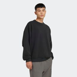 Herren Sweatshirt "SOFT LUX", schwarz, Gr. L, adidas Sportswear, Obermaterial: 51% Polyester, 25% Modal, 15% Baumwolle, 9% Elasthan, Sweatshirts