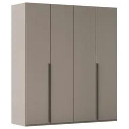 Dreht&uuml;renschrank Rauch "Kleiderschrank Schrank Garderobe W&auml;scheschrank BESTSELLER MONTCLAR", fango, griffe graphit, B:201cm H:223cm T:60cm, Holzwerkstoff, Schr&auml;nke, Dreht&uuml;renschrank, Front in Glas/Hochglanz/Dekor/Grauspiegel in 5 Breiten MADE IN GERMANY, Topseller