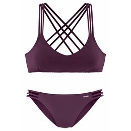 Bruno Banani Bikini female size S/M Bordeaux