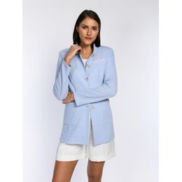 White Label By Rofa Blazer Damen Gr&ouml;&szlig;e 48 pastellblau