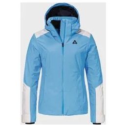 Sch&ouml;ffel Outdoorjacke SCH&Ouml;FFEL "Ski Jacket Style Zandwel WMS", Damen, Gr. 38, 8105, blau, Oberstoff: Aussenseite: 100% Polyester; (Membran: Polyurethan); Futter: 100% Polyester; Wattierung: 100% Polyester, regular fit, hoch geschlossener Ausschnitt, Jacken Outdoorjacke
