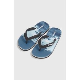 O`Neill O'NEILL M&auml;dchen Zehentrenner "PROFILE GRAPHIC SANDALS", Gr. 37blau melted stripe boys, Synthetik, Schuhe