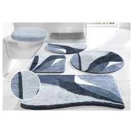 Badematte OTTO HOME "Magnus, Badvorleger, Badezimmer Teppich" Gr. 6, blau (dunkelblau), H:20mm, Polyacryl, Badematten, Badematte, mehrfarbig, Badteppich, Badematten auch als 2 teiliges Set & rund