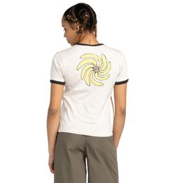 Element Damen T-Shirt "Yarnhill Ringer"oat milk, Gr. XS, Obermaterial: 100% Baumwolle., Shirts