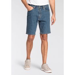 Levi's Jeansshorts LEVI'S "445 ATHLETIC SHORTS", Damen, Gr. 31, N-Gr, blau (hermes swift short), Denim/Jeans, Obermaterial: 95% Baumwolle, 3% Elastomultiester, 2% Elasthan, Jeans Jeansshorts, Sommerhose mit Stretchanteil