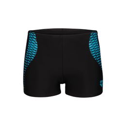 Badehose arena, Jungen, Gr. 164, N-Gr, schwarz (schwarz, turquo), Obermaterial: 80% Polyamid, 20% Elasthan, Badehosen Badehose, f&uuml;r Kinder, sportlicher Stil, mit UV-Schutz UPF50+