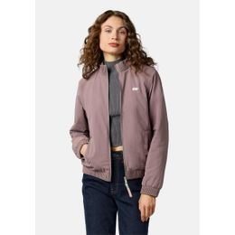 Bomberjacke Ragwear "Chenna Summer YOUMODO", Damen, Gr. XXL (44), mauve, Obermaterial: 100% Nylon. Innenfutter: 100% Polyester. Wattierung: 100% Polyester, l&auml;ssig geschnitten h&uuml;ftlang, hoch geschlossener Ausschnitt, Rippb&uuml;ndchen, Jacken Bomberjacke, Wasserabweisende leichte &Uuml;bergangsjacke