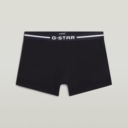 G-Star Raw G-STAR Herren Boxershorts "ACRE, 3 PACK TRUNKS", Gr. XXL, schwarz, Jersey, Obermaterial: 95% Baumwolle, 5% Elasthan, unifarben, Unterhosen, mit
