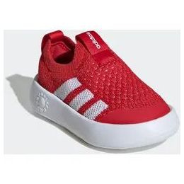 Slip-On Sneaker Adidas SPORTSWEAR "BUBBLECOMFY KIDS", Kinder, Gr. 26, rot (better scarlet, ftwr wei&szlig;, core schwarz), Textil, Schuhe, f&uuml;r Kinder