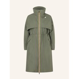 K-way Damen Funktionsjacke "K-way Funktionsjacke AUBE MEMORY TOUCH"gr&uuml;n lichen, Gr. M, Obermaterial: 100% Polyester, Jacken