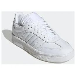 Sneaker Adidas ORIGINALS "SAMBA XLG", Damen, Gr. 37, wei&szlig; (cloud wei&szlig;, cloud wei&szlig;, cloud wei&szlig;), Leder, Textil, Schuhe Sneaker, mit erh&ouml;hter Sohle und gepolsterter Zunge