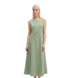 Marc O'Polo MARC O'POLO Damen Maxikleid "aus Organic-Cotton-Lyocell-Leinen-Mix"fresh sage, Gr. 42, unifarben, Obermaterial: 54% Baumwolle, 23% Lyocell, 23%